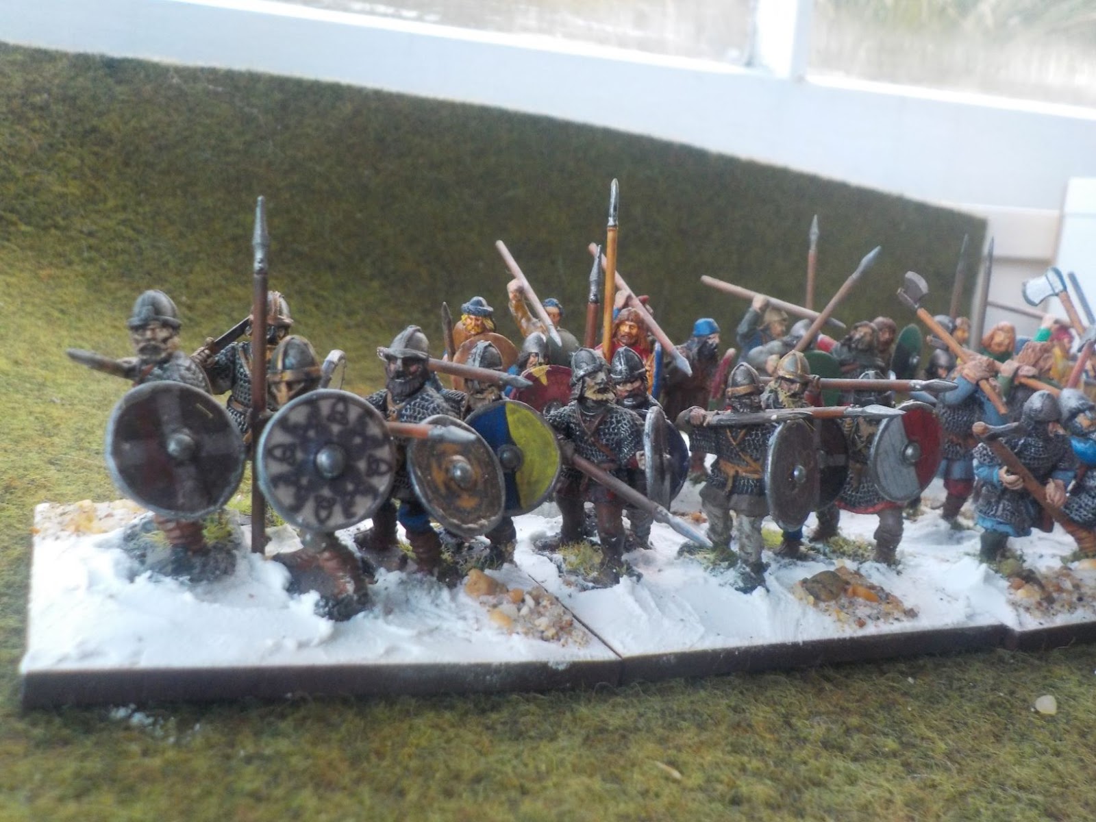 Craig's Wargaming Blog: WIP- Anglo Saxons and Vikings