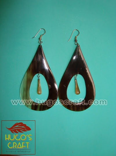 ARETES PLANO EN CACHO DE VACA ~ HUGOS CRAFT