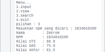 Modul Java Array Object : Pencarian Data Mahasiswa - Mikamerah Blog