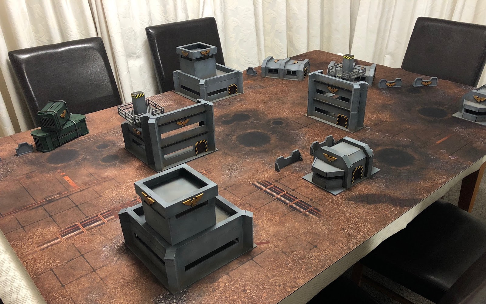 Fields of Blood: 40k - ITC Field Base Terrain Finished