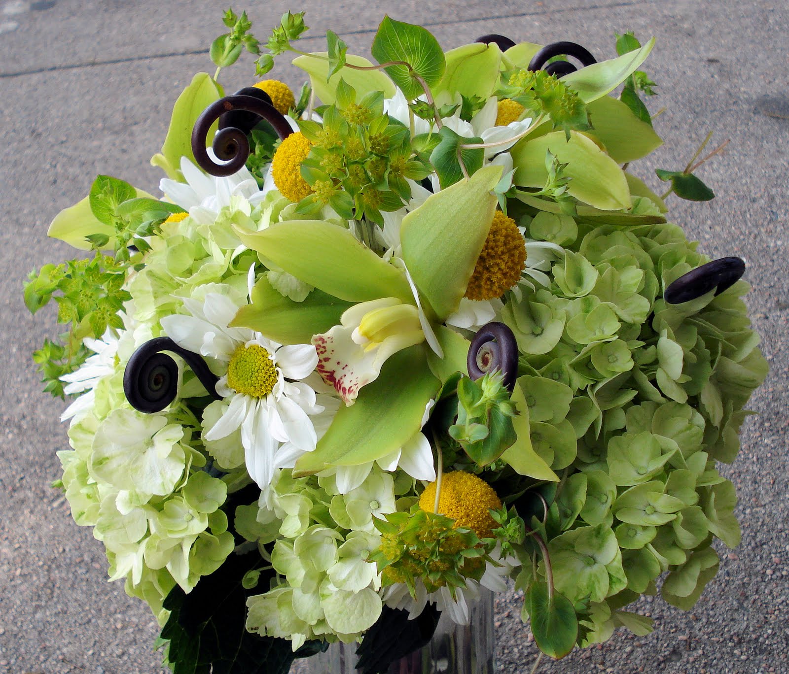 The Brilliant Blog: Green Wedding Flowers