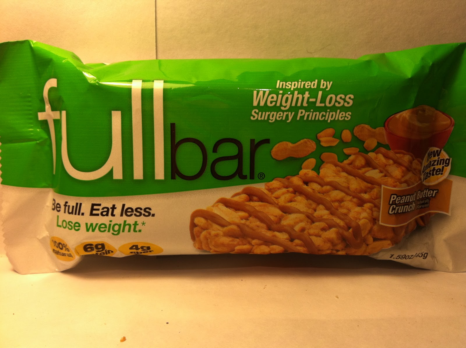 Crazy Food Dude: Review: fullbar Peanut Butter Crunch Bar
