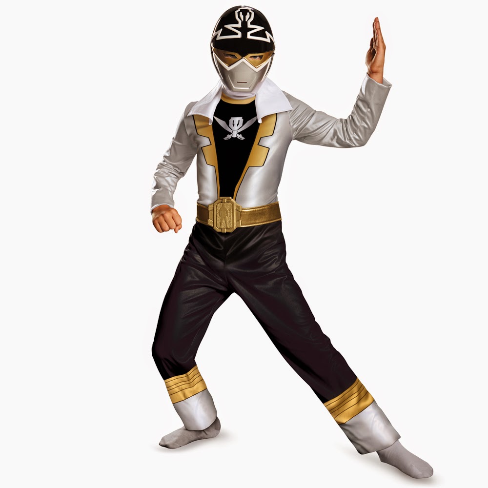 Henshin Grid: Silver Ranger Kid Gold Mode Costume and past Sixth Rangers
