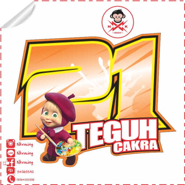 JERSEY RACING: DESAIN NOMER START