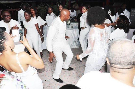 John Fashanu and girlfriend all loved up at a Cocktail Ball in Abuja
