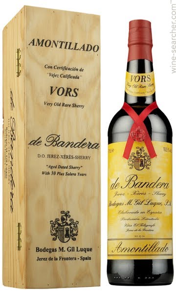 Jerez-Xeres-Sherry: Amontillado de Bandera VORS 18.5%, M Gil Luque
