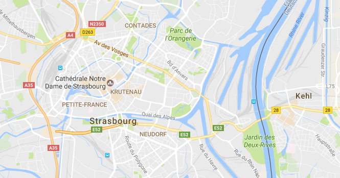 Ladee's Travels: Kehl, Germany - From Boat to Strasbourg