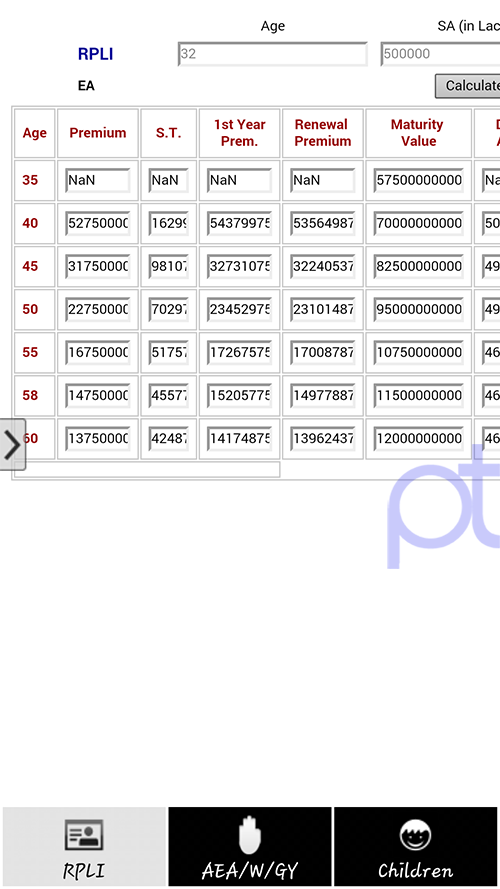 POSTAL SOLUTIONS: RPLI PREMIUM AND SERVICE TAX CALCULATOR FOR ANDROID ...