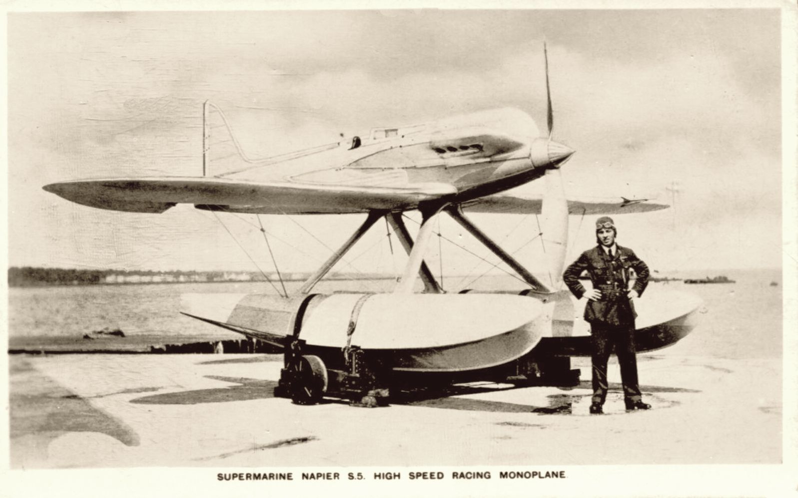 transpress nz: Supermarine Napier S.5 monoplane, late 1920s