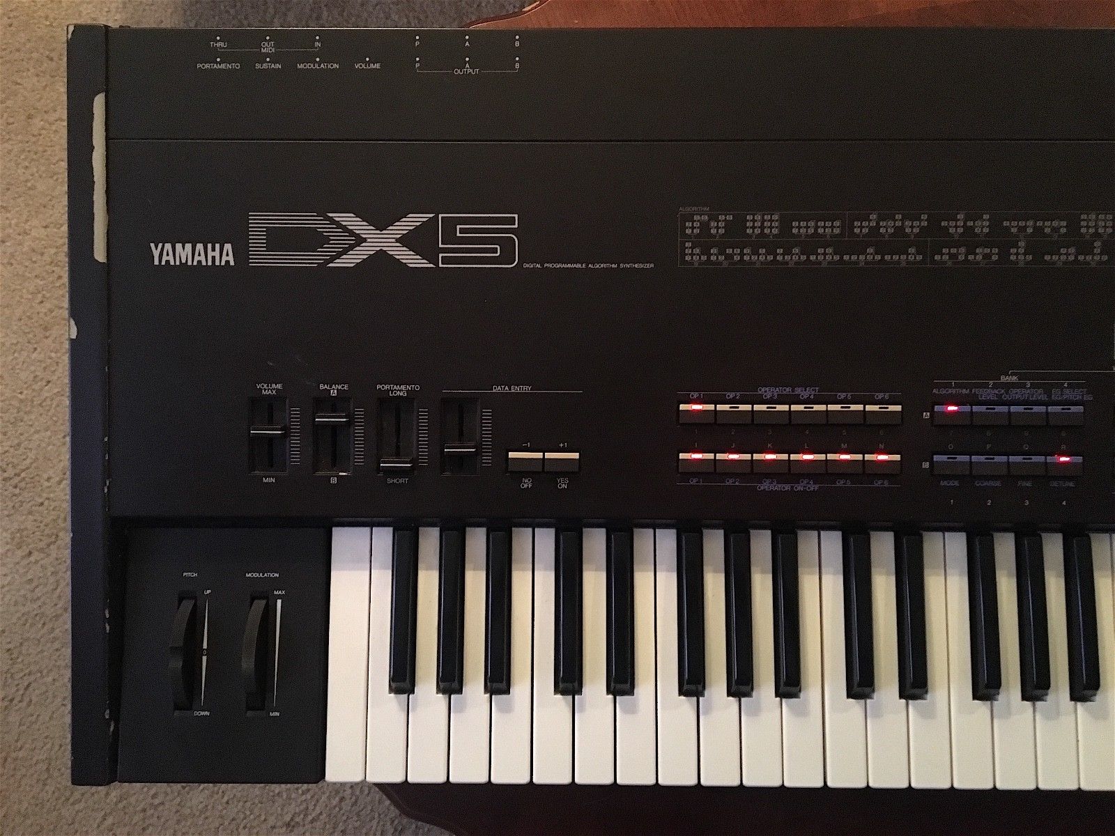 MATRIXSYNTH: Yamaha DX5 Massive FM Synthesizer