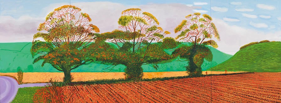 the art room plant: David Hockney's Trees