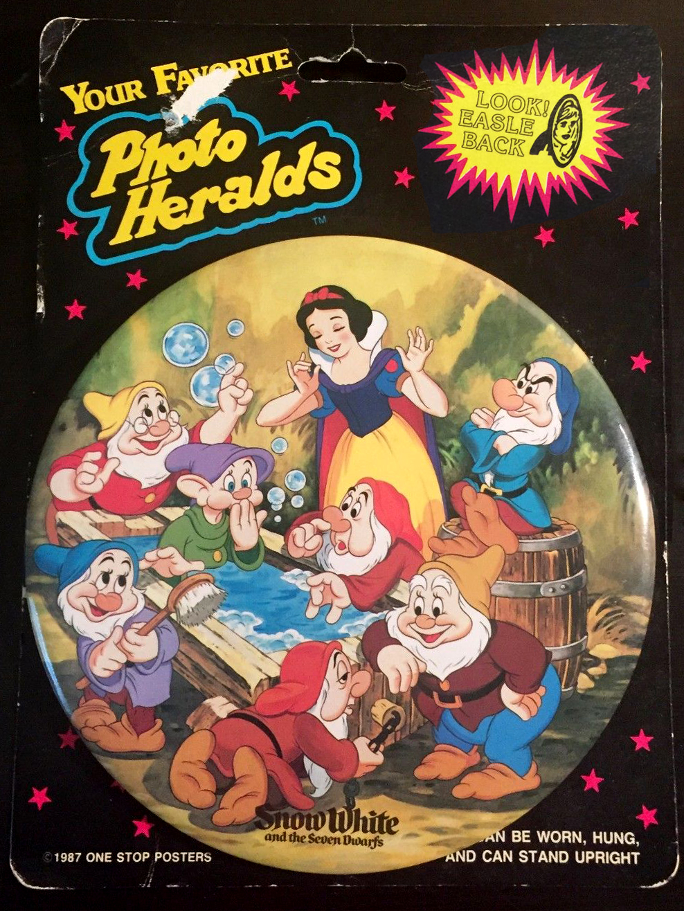 Filmic Light - Snow White Archive: Buttons from One Stop Posters