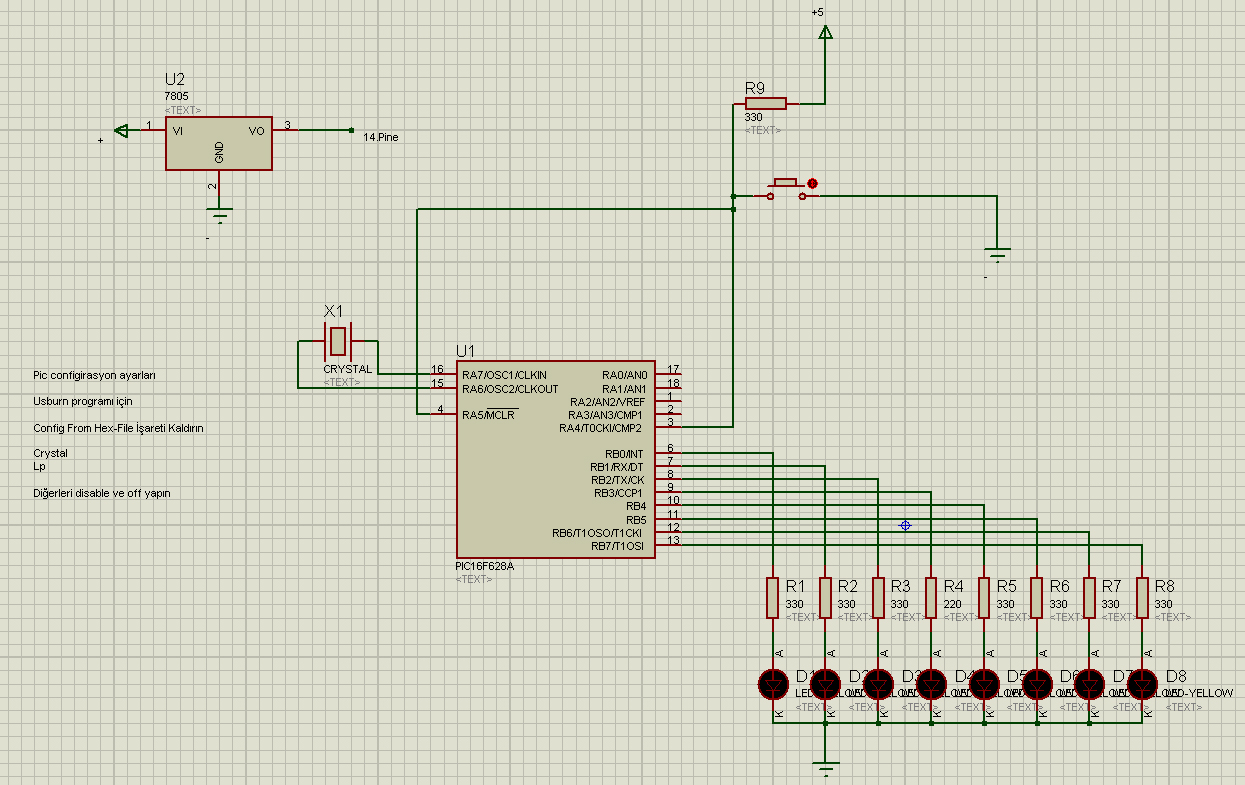 16F628 Led Show ~ HAZIR DEVRELER