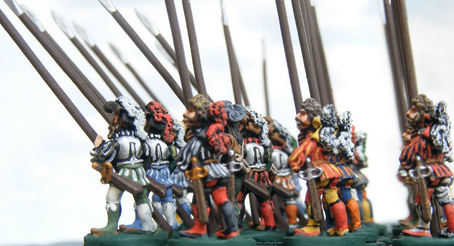 Miniature Soldiers: Landsknecht pikemen