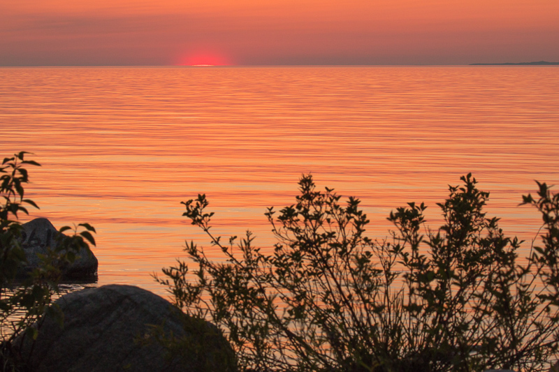 Karen Casebeer Photography: A Salmon-colored Sunset