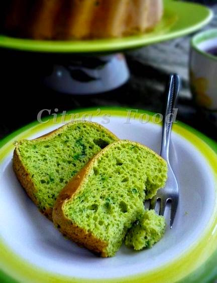 Citra's Home Diary: Best Spinach Cake / Cake Bayam, lezat dan bergizi