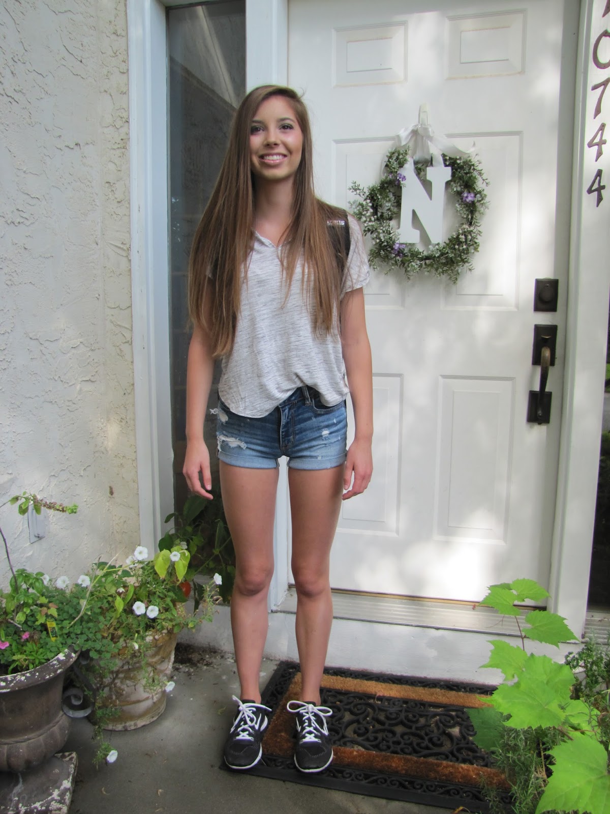 Nelson Family 2015: 7th and 10th Grade - It's back to school time