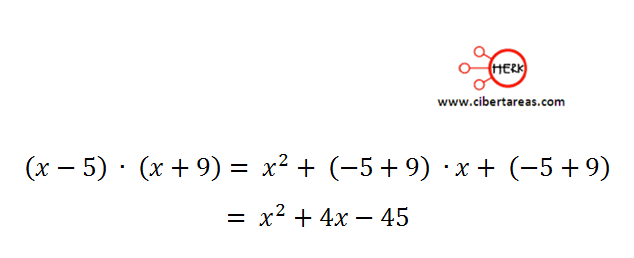 Matemáticas CEUJA Tercero: BINOMIO CON UN TÉRMINO COMÚN