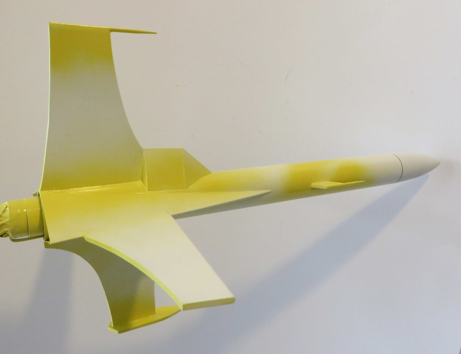 Model Rocket Building: Estes Galactic Taxi #1914 Build Part 10, Yellow ...