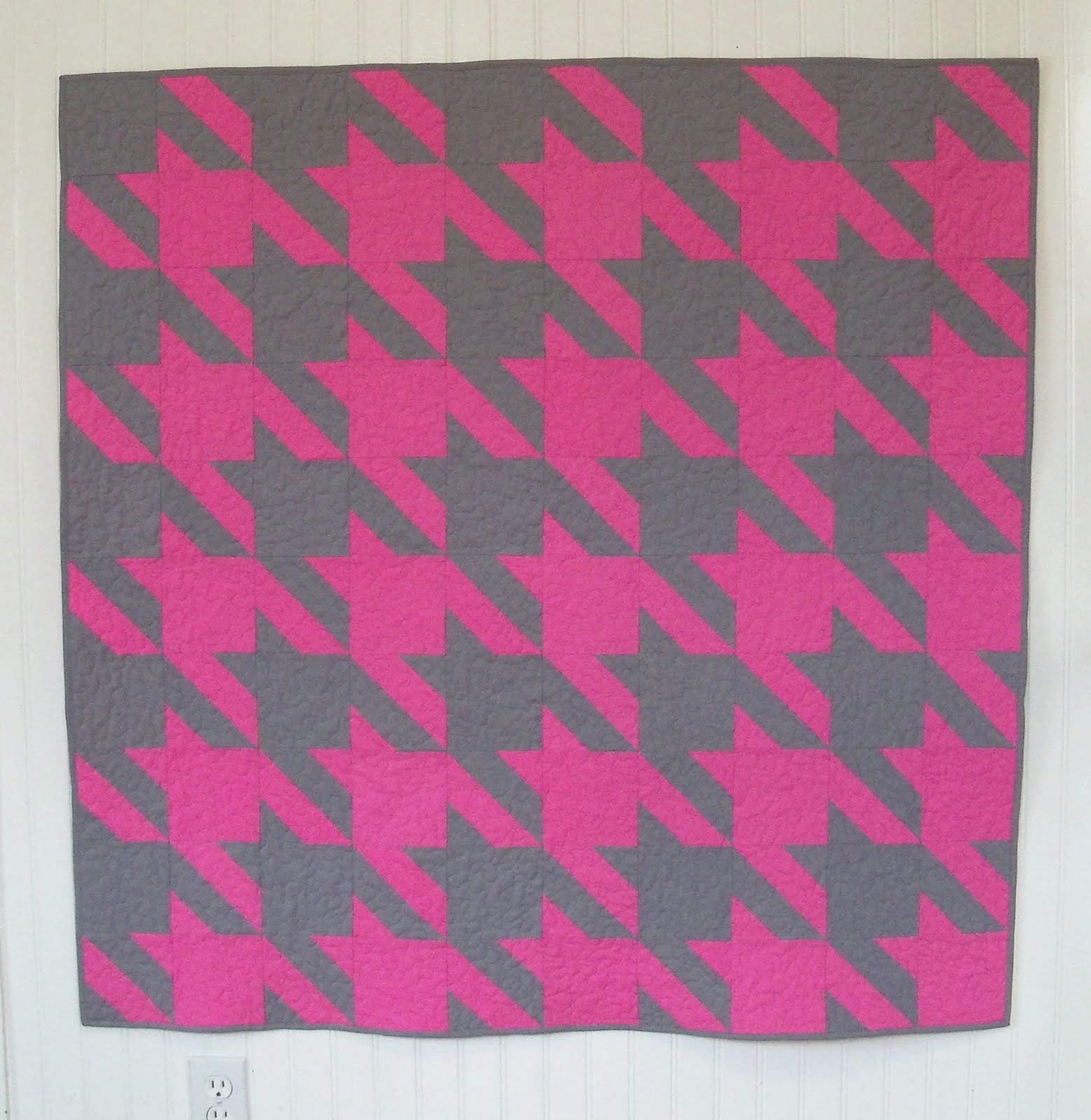 Sew Lovely: Houndstooth Baby Quilt