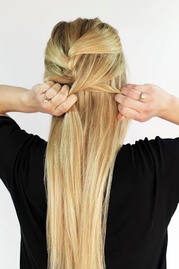 Britany Marshall Beauty: How to do a half up "half french braid"