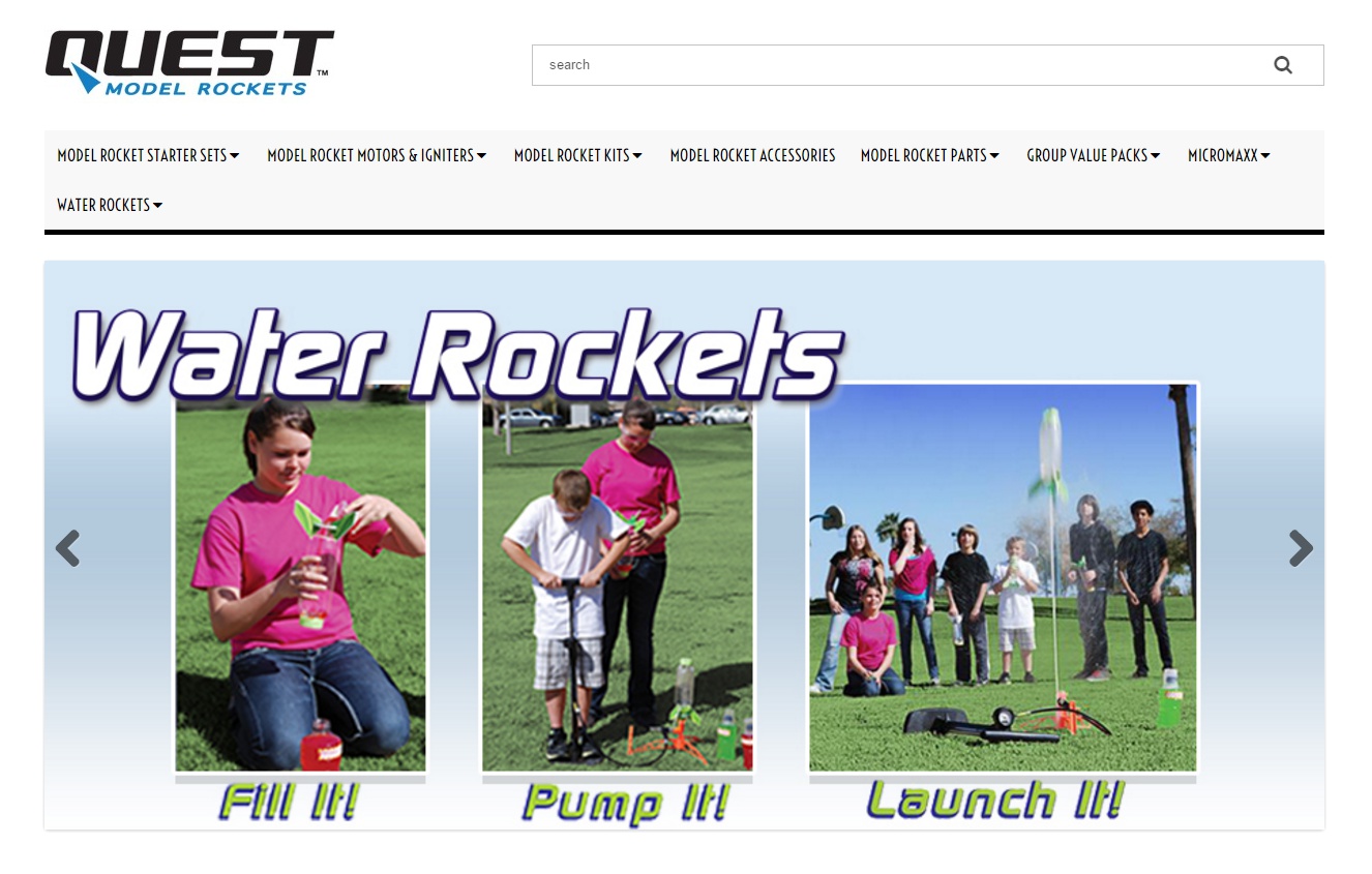 Model Rocket Building: New Quest Website Open