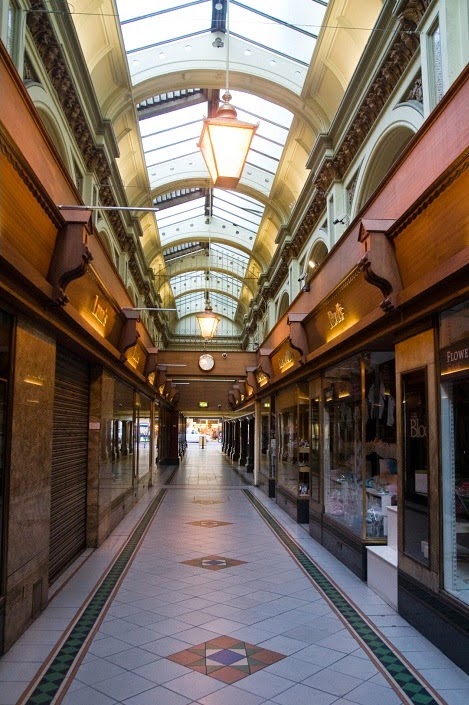 Lord Belmont in Northern Ireland: Queen's Arcade, Belfast