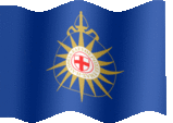 Fluttering Anglican Communion Flag | Christian Animations