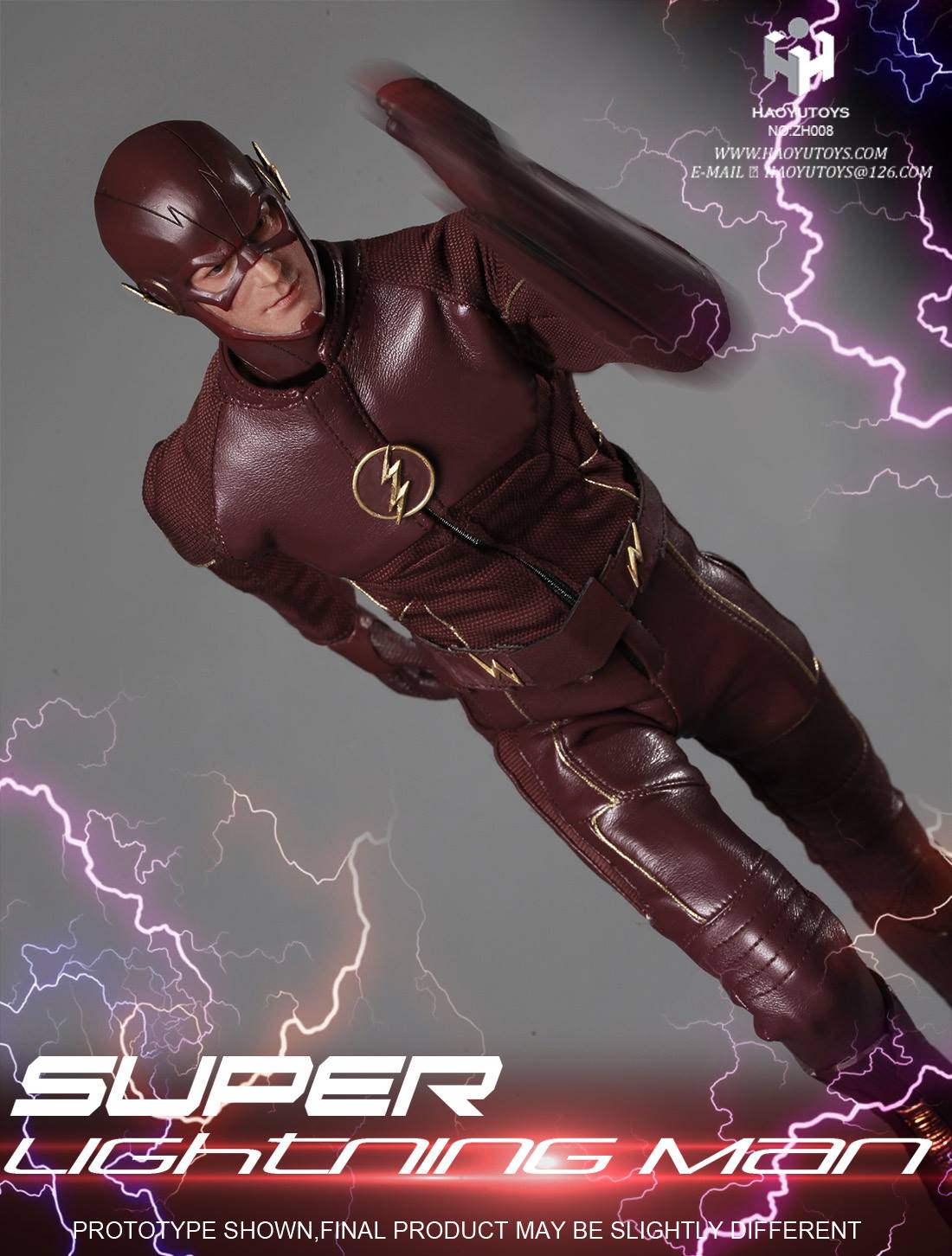 toyhaven: HAOYU TOYS 1/6th scale SUPER Lightning Man 12" figure aka ...