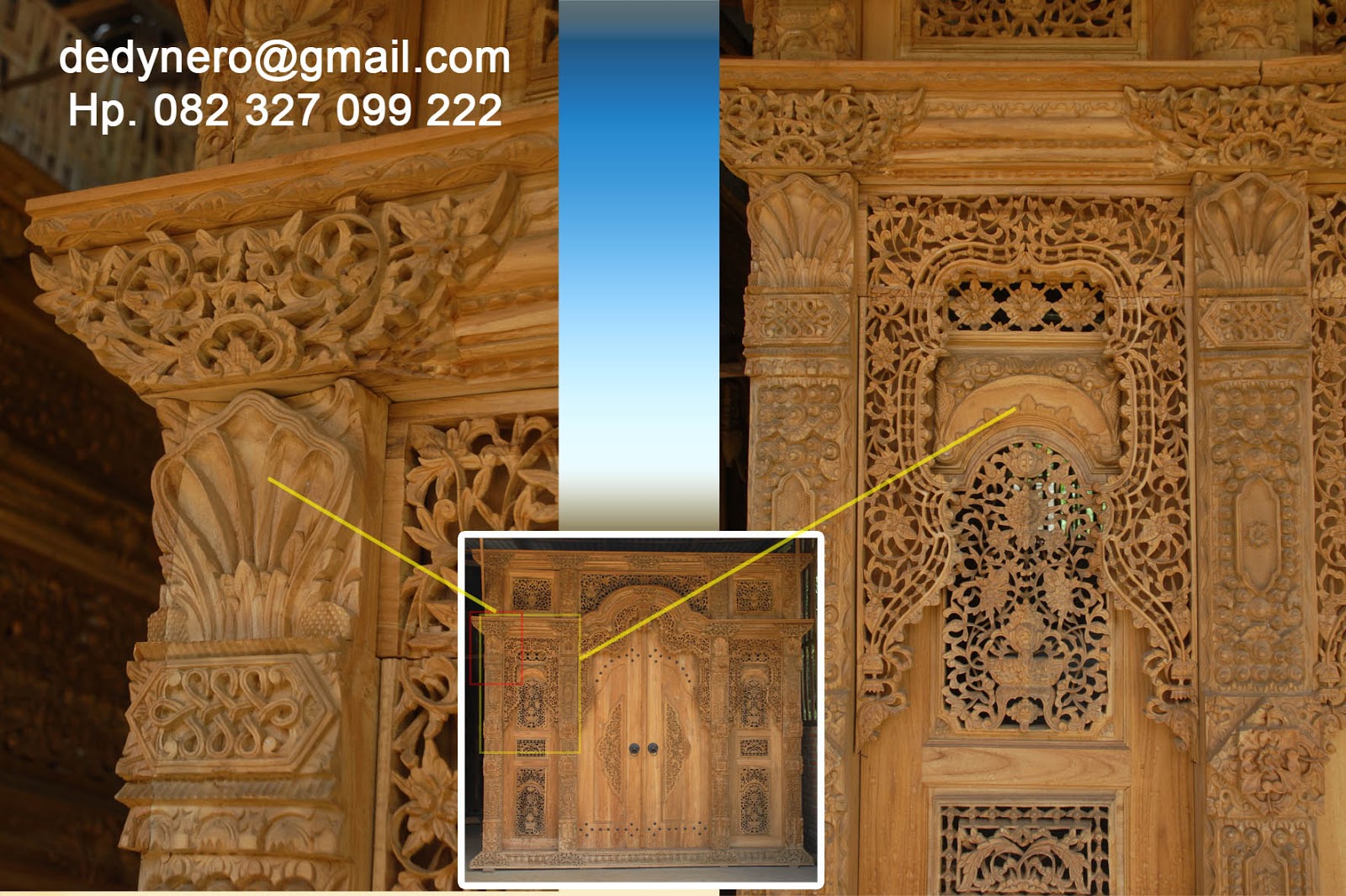 Gebyok Kudus Kuno | GEBYOK - GAPURA