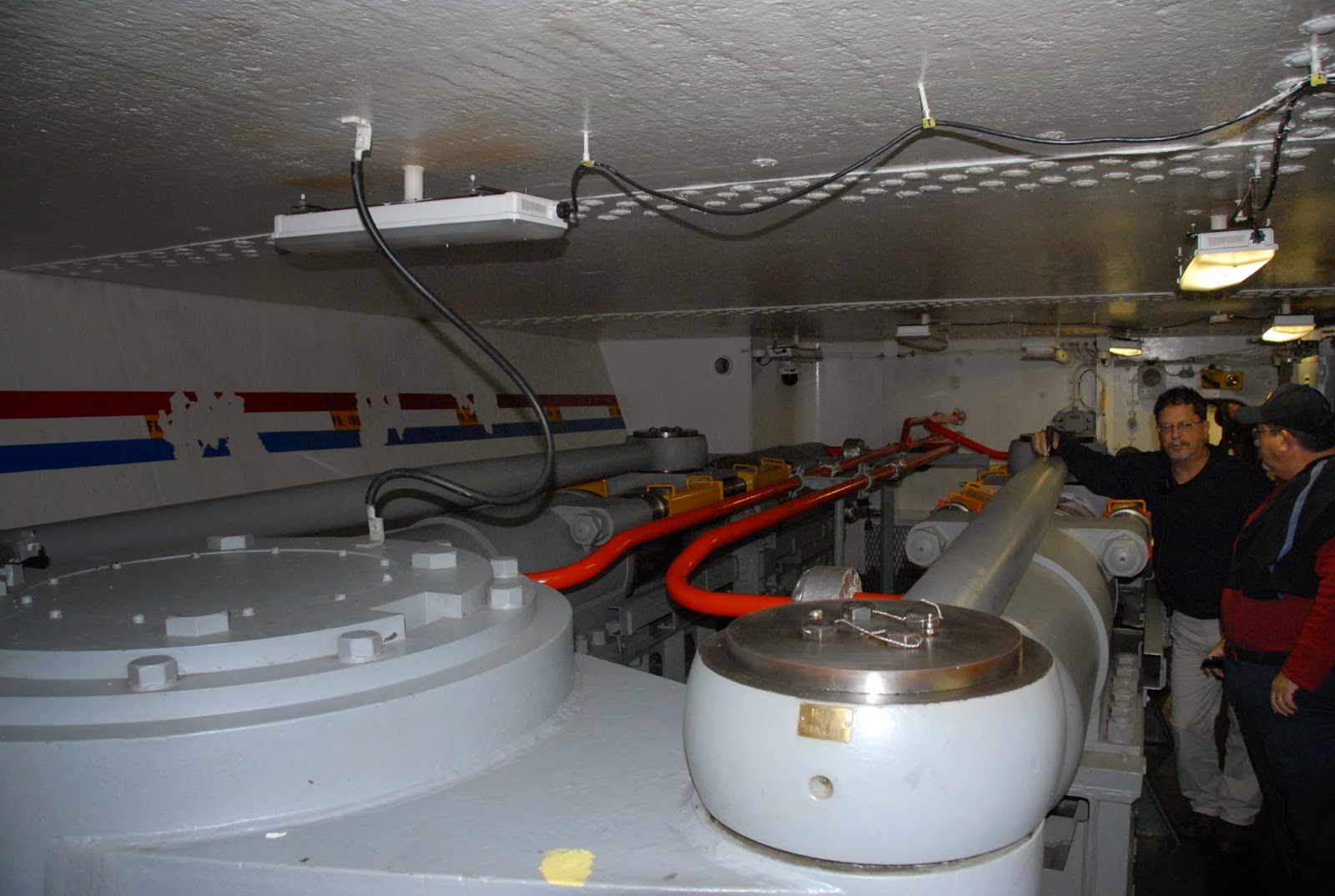 Every Blade of Grass: Portside Aft Steering Gear Compartment on the ...