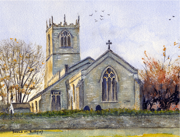 Sheila Bury - Potteric Carr Artist in Residence.: Braithwell Church and ...