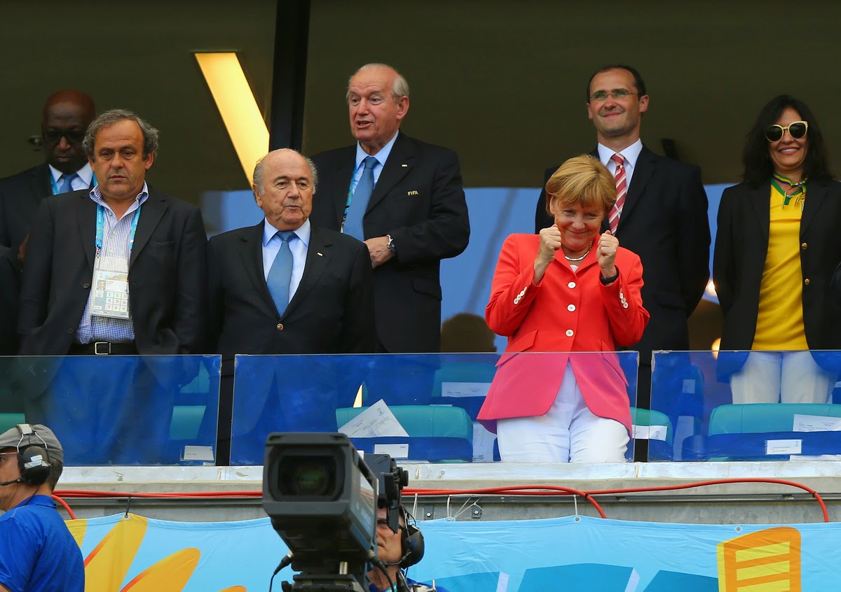 est100 一些攝影(some photos): Angela Merkel, FIFA World Cup 2014. 梅克爾