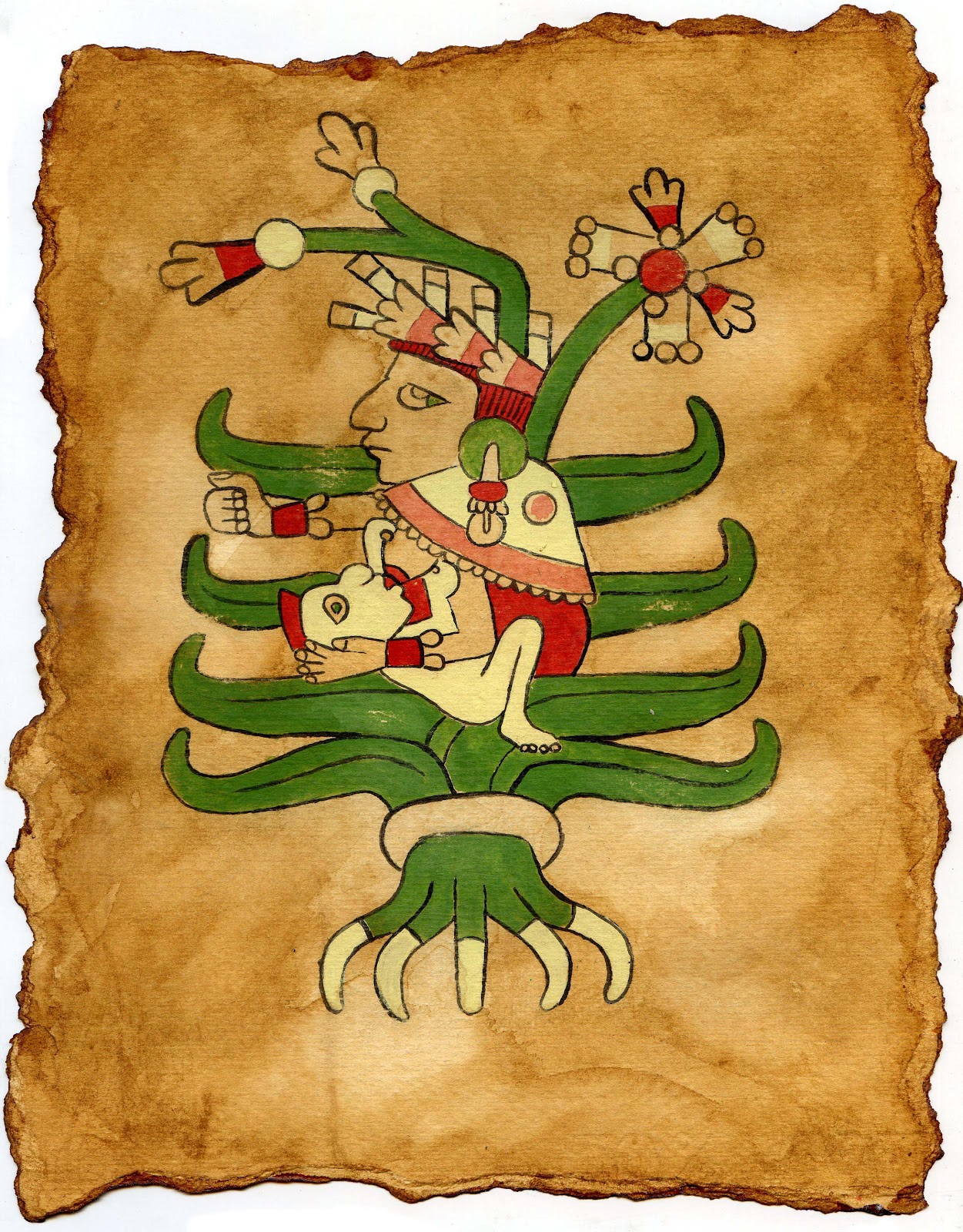 San Carlos Ilustradoce: Ejercicio Códices Prehispánicos con el Mtro ...