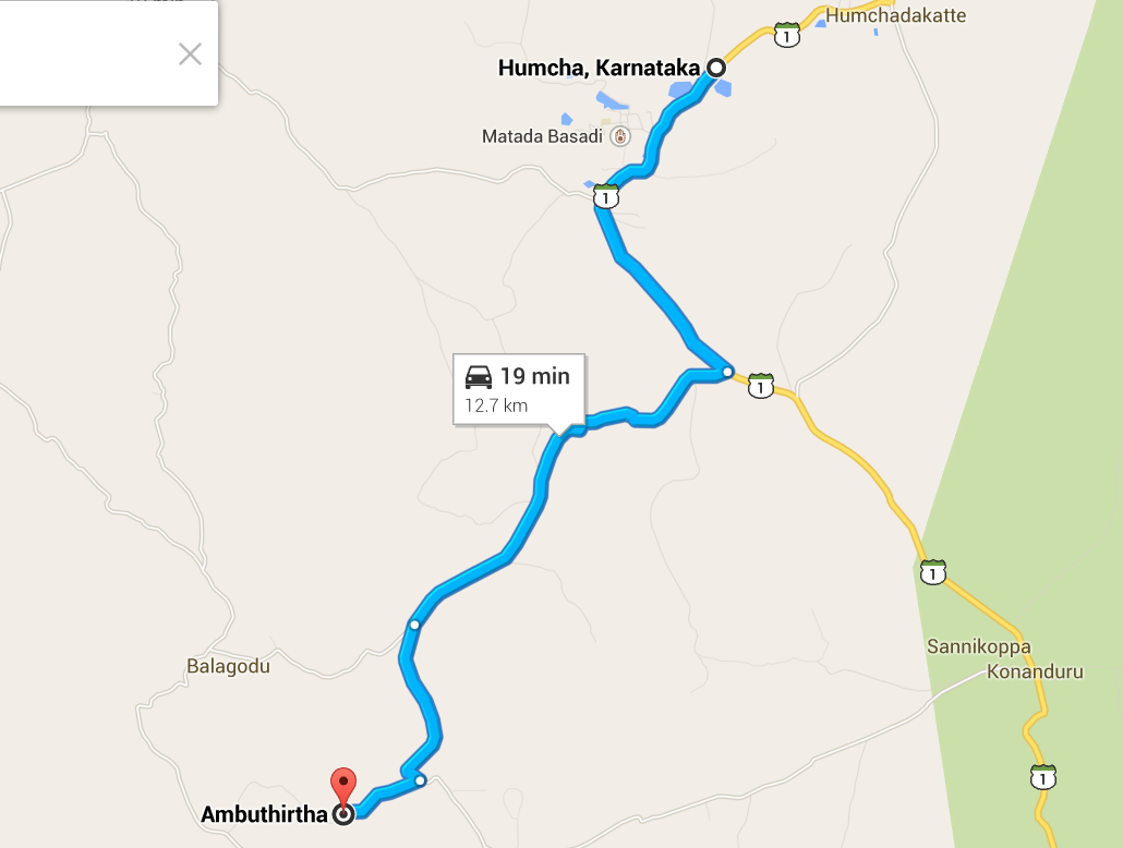 Rahul's Blog: Humcha - Jain Pilgrimage Place and Achakanya Waterfalls