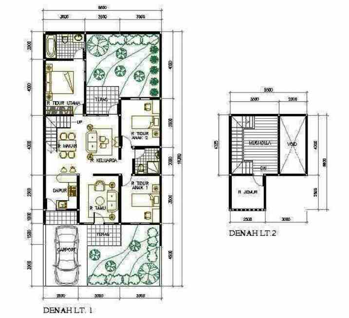 48+ Denah Rumah Type 60 Dengan 3 Kamar Tidur, Untuk Keluarga Anda