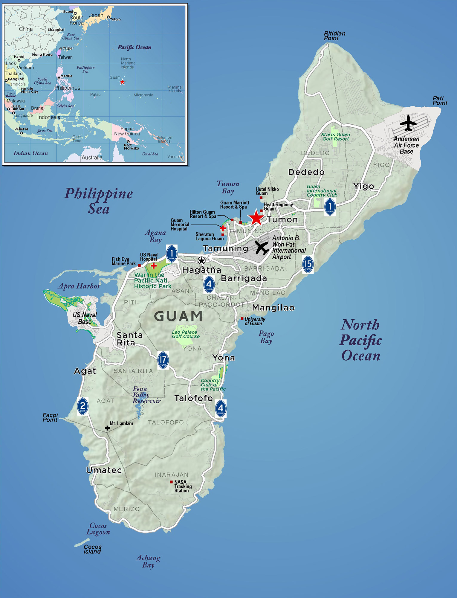 WEB OF EVIL (& ENNUI): Guam Results In!!