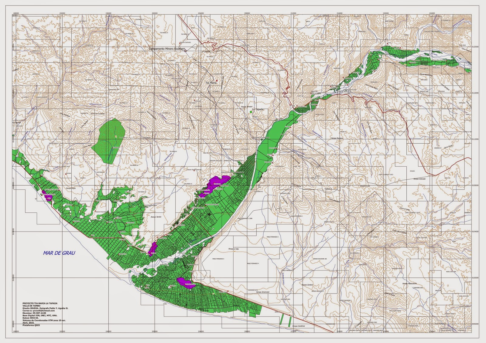 INVESTIGACIONES GEOGRAFICAS APLICADAS: Valle de Tambo, Provincia de ...