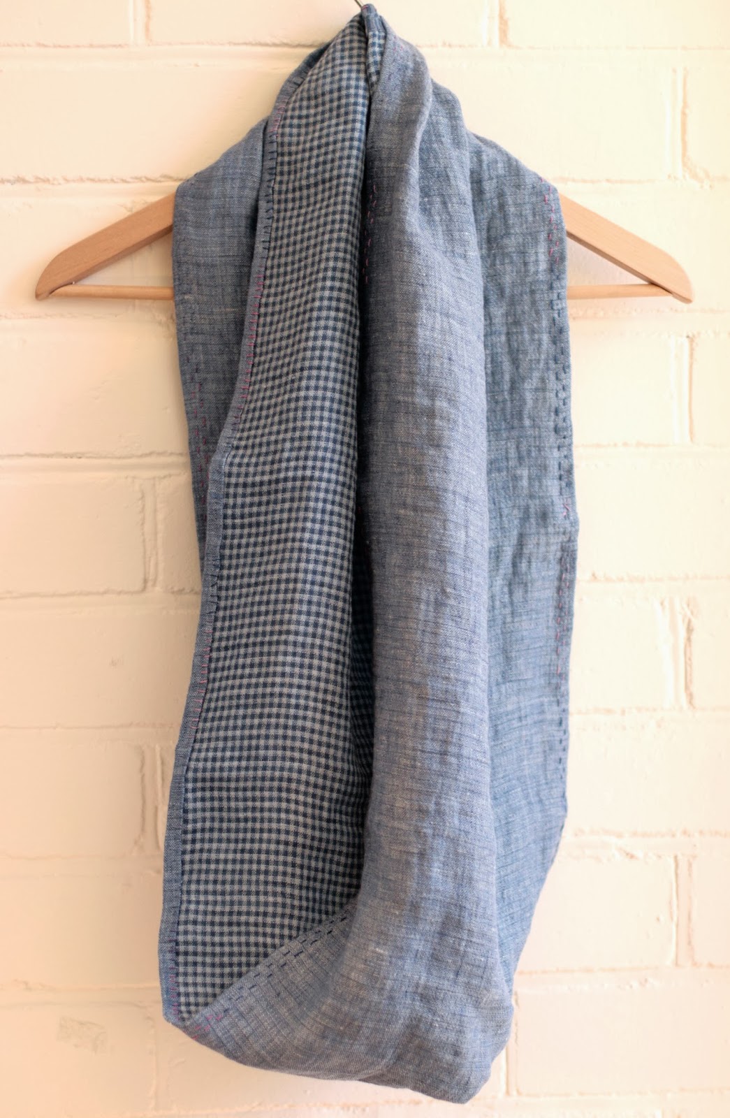 Twelve Days of Handmade Christmas - Day 3: Linen Scarf