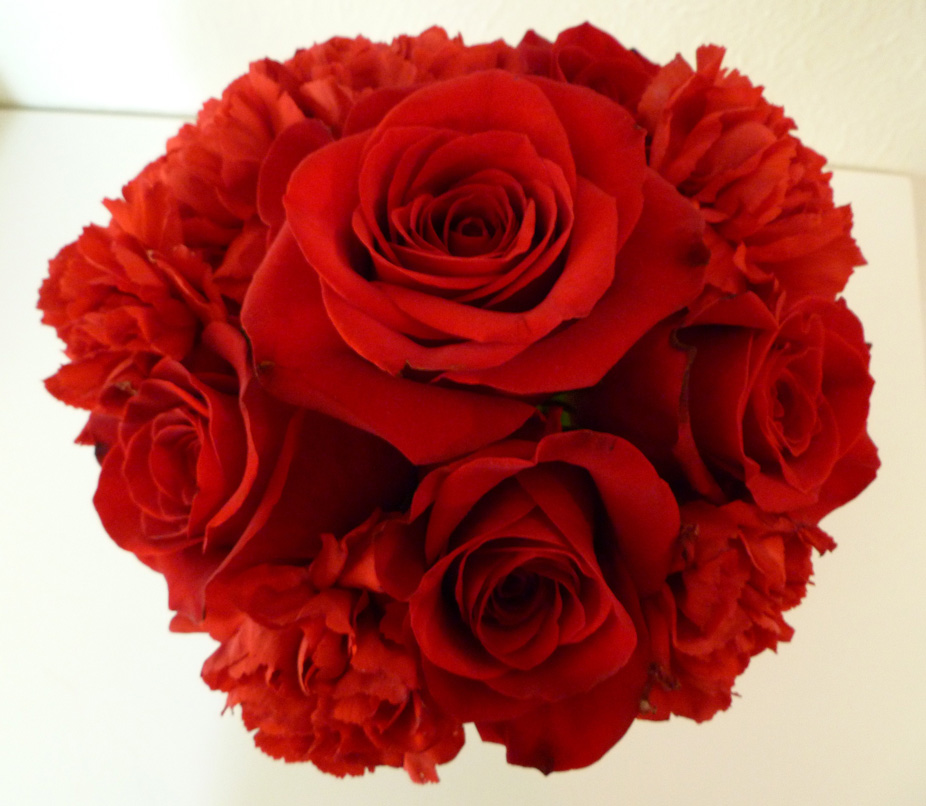 Always Springtime Flowers: Ravishing Red Wedding Flowers