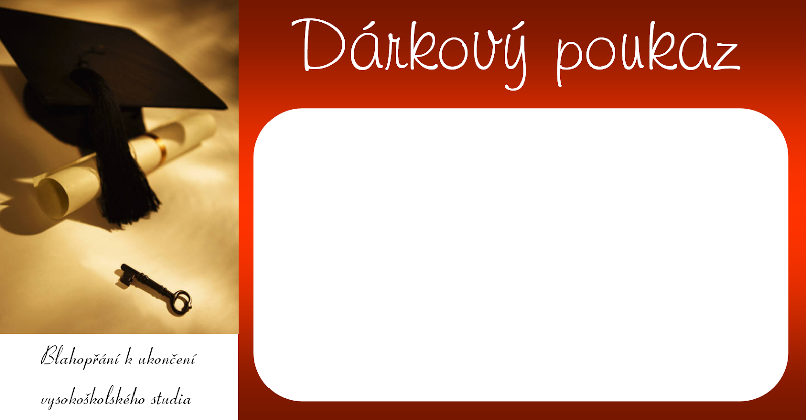 Dárkové poukazy a certifikáty - vzor a šablona k vytisknutí a stažení ...