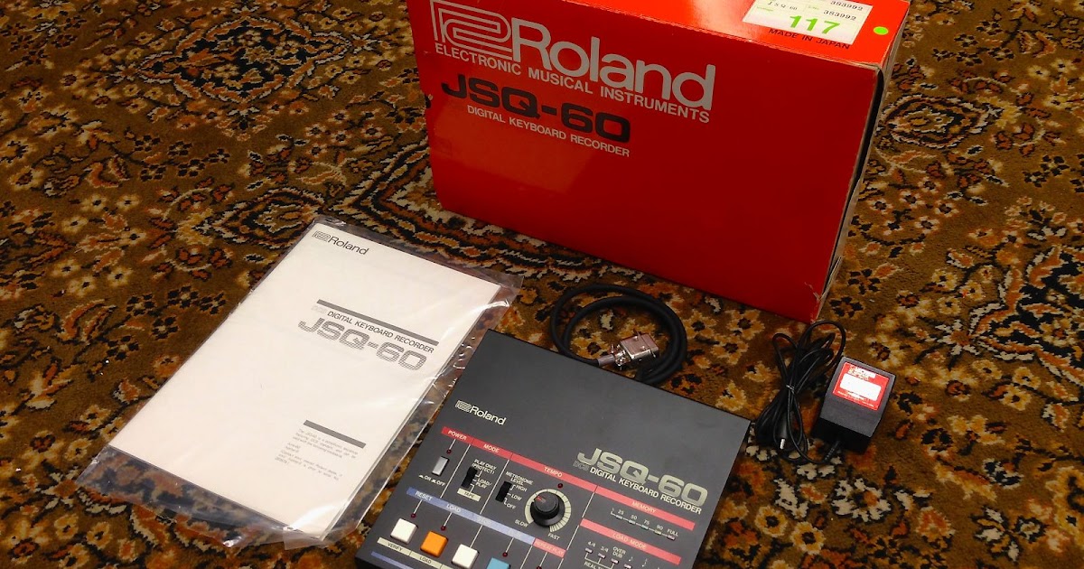 MATRIXSYNTH: Roland JSQ-60 1984 DCB Juno-60 Sequencer W/ Box and Paperwork
