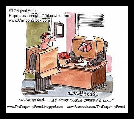 The Dragonfly Forest: Cartoon Saturday - More "Thinking Outside the Box"