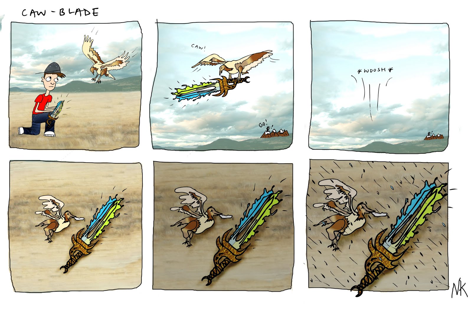 Draw Step: Caw-Blade