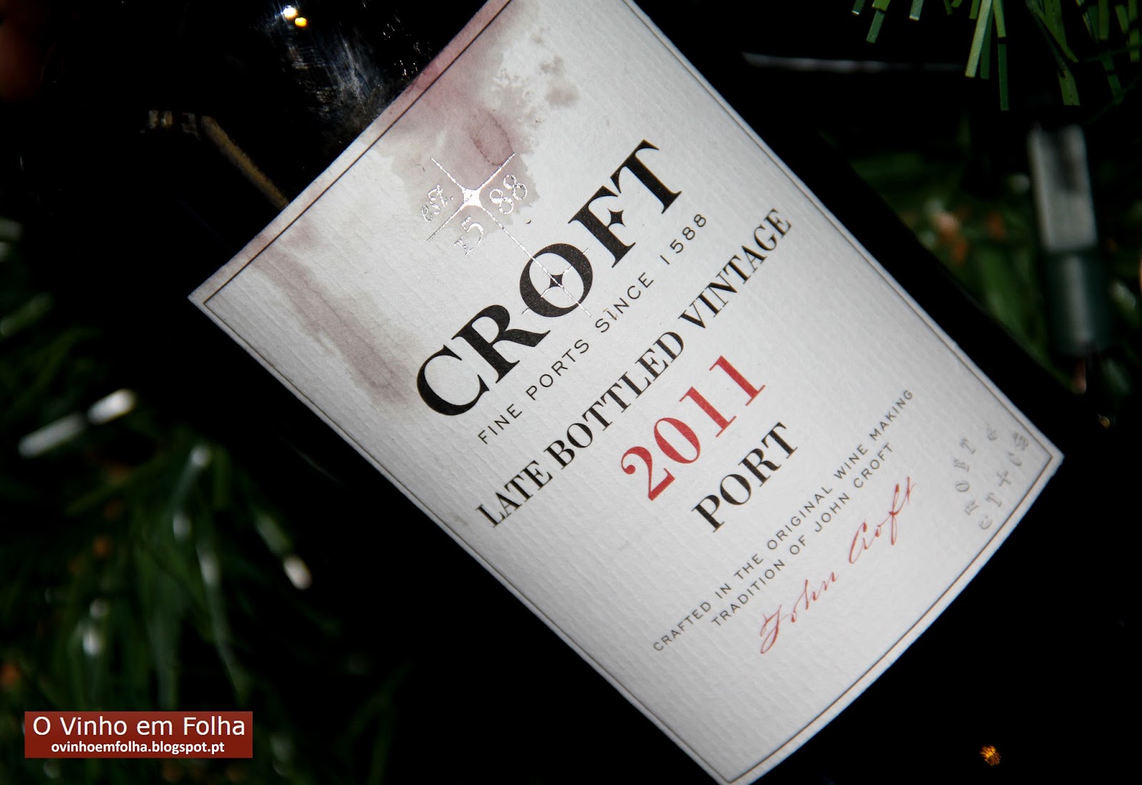 O Vinho em Folha: Croft LBV 2011 Porto