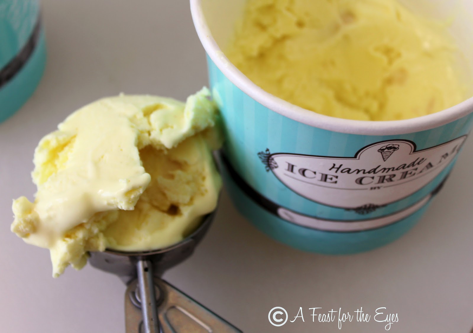 Homemade Buttermint and White Chocolate Ice Cream - A Feast For The Eyes