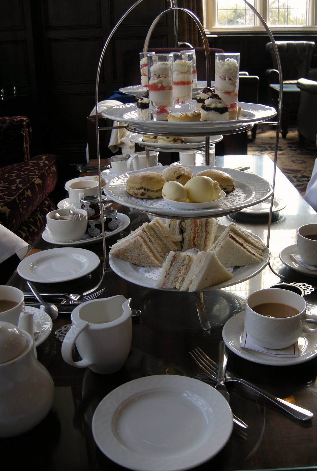 KENDAL'S SASHA BROOD: Afternoon Tea at Crewe Hall on 7th April.