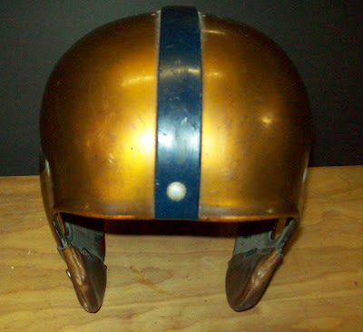 The Wearing Of the Green (and Gold): 1950s Clear Shell Packer Helmet?
