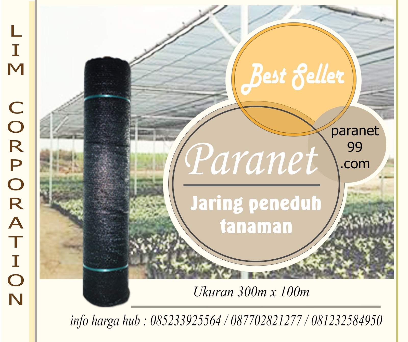Paranet untuk Jaring Dasar Kolam Tambak Anda - Jual Paranet (Shading Net)