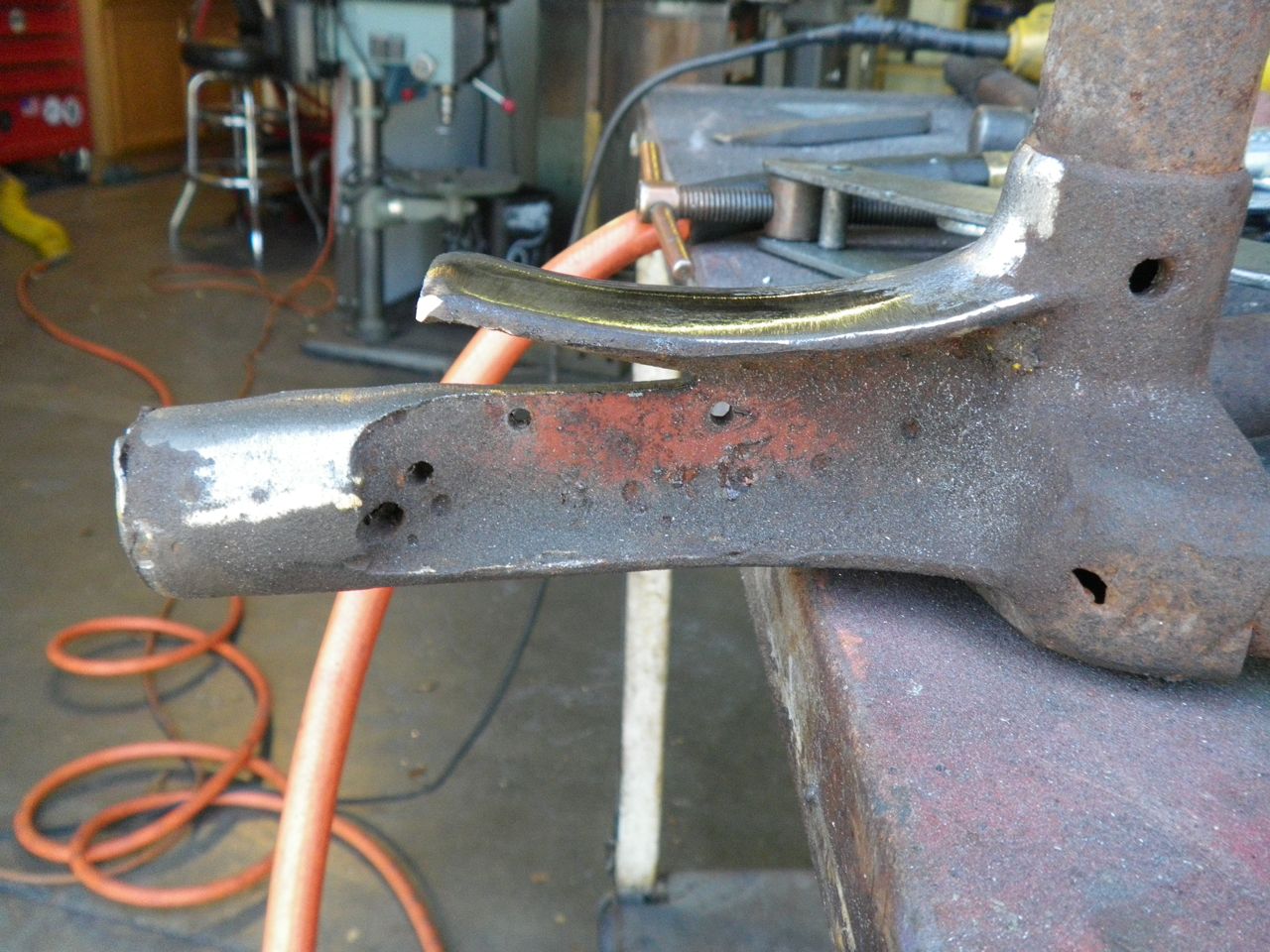 Throwback cycle parts: Vl Frame progress